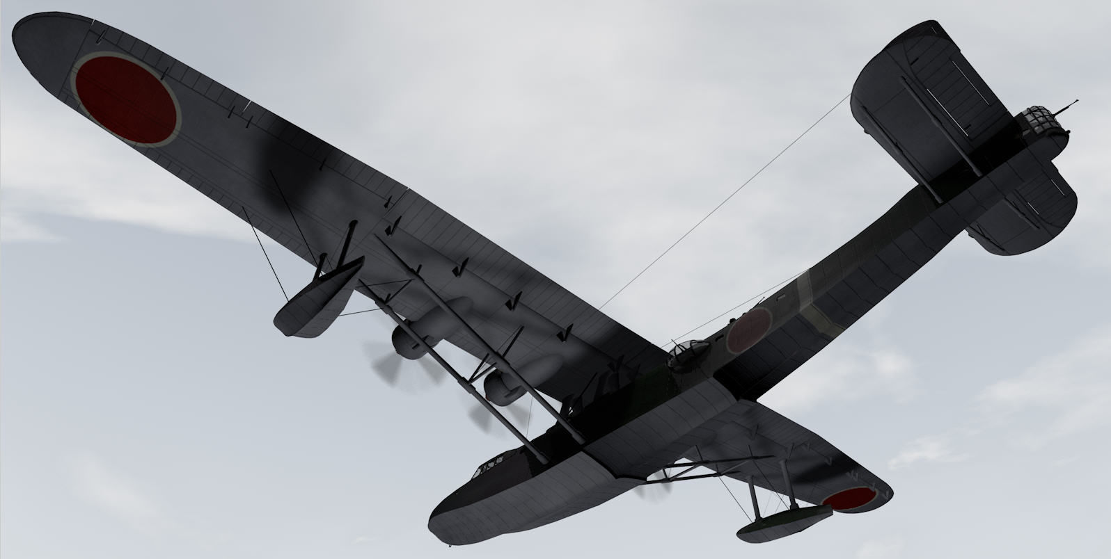 Kawanishi H6K4 Mavis 3D model | CGTrader