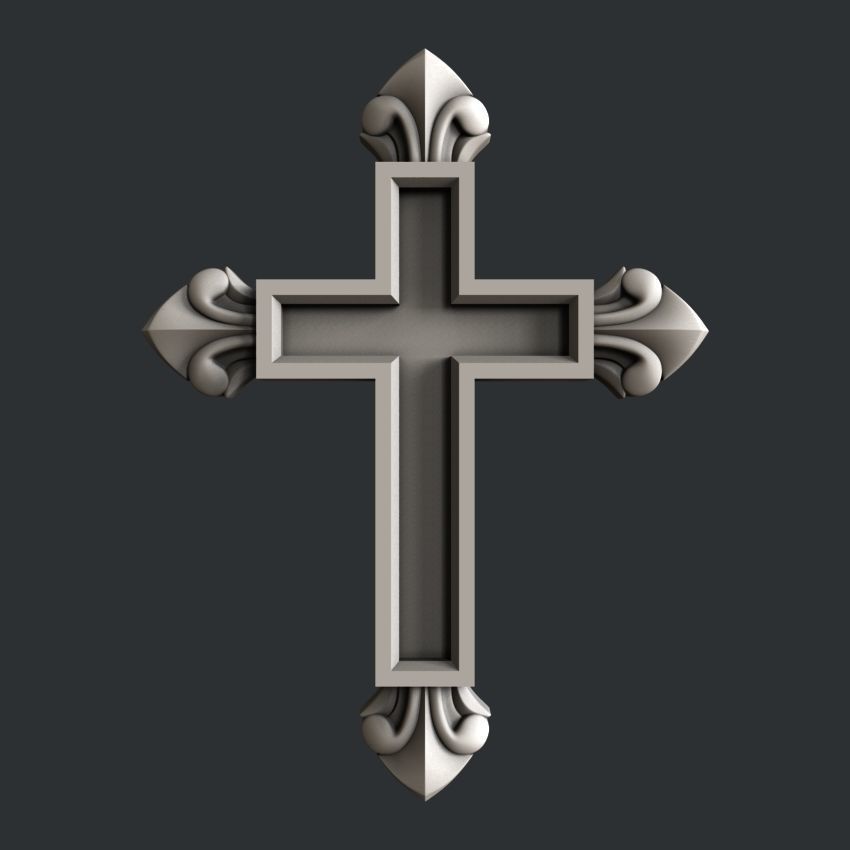 3d STL models for CNC router set 7 cross 3D model | CGTrader