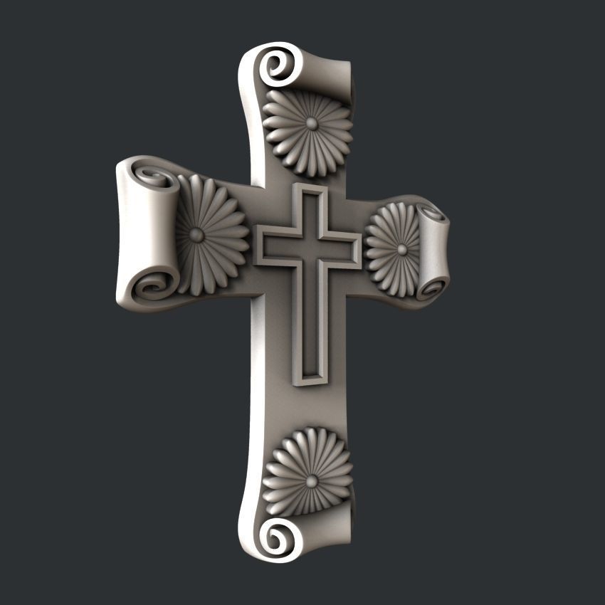 3d STL models for CNC router set 7 cross 3D model | CGTrader