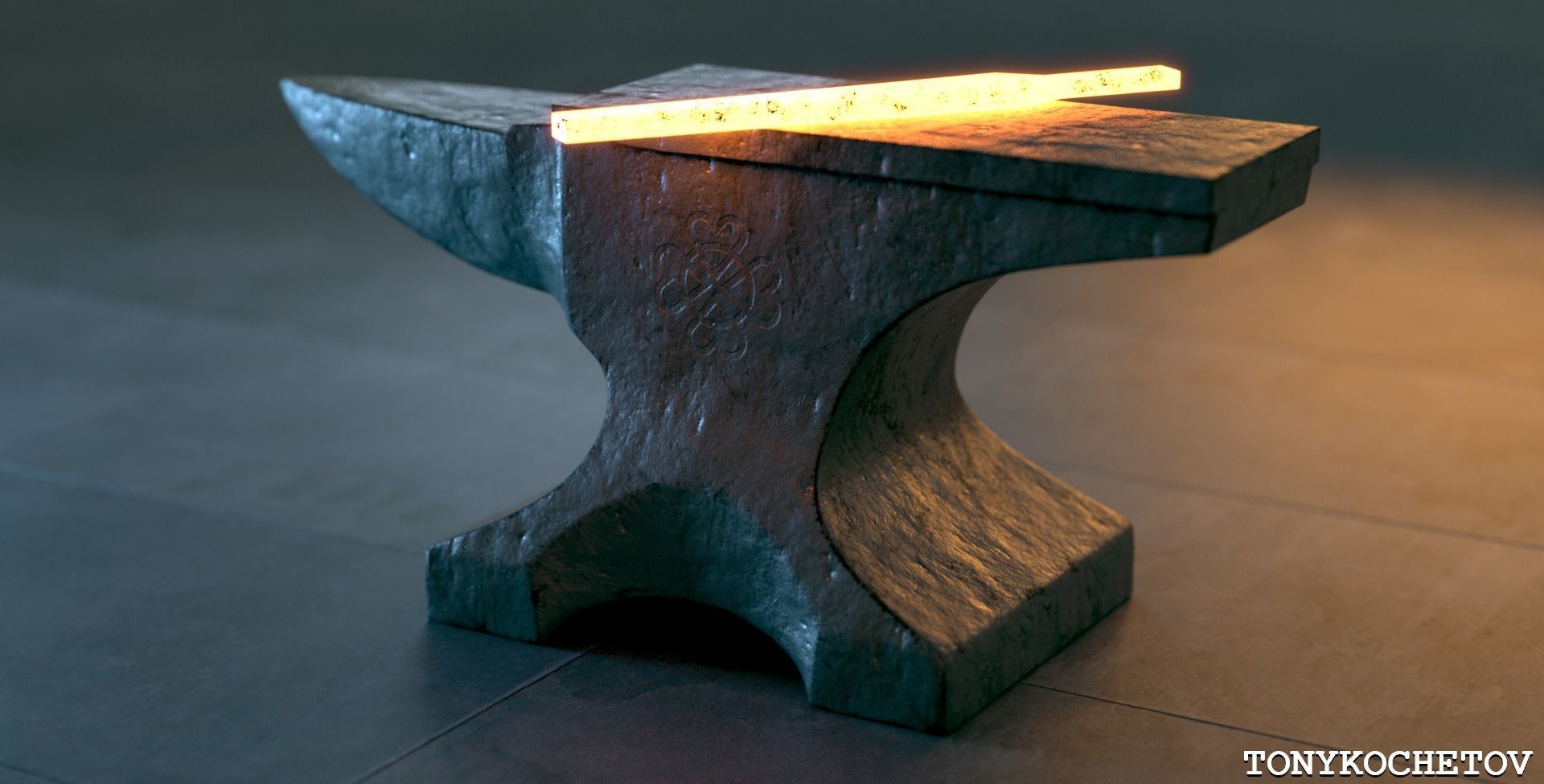 3D model The Iron Anvil - PBR 4K Textures - UDIM VR / AR / low-poly ...