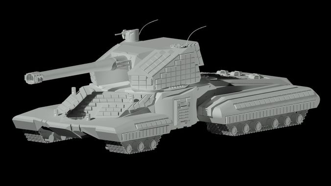 Sci-Fi EMC-Tank 3D model 3D model | CGTrader