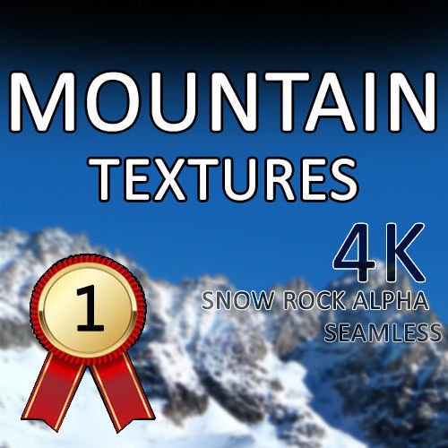 4K-Seamless Snow Rock Mountain Texture | CGTrader