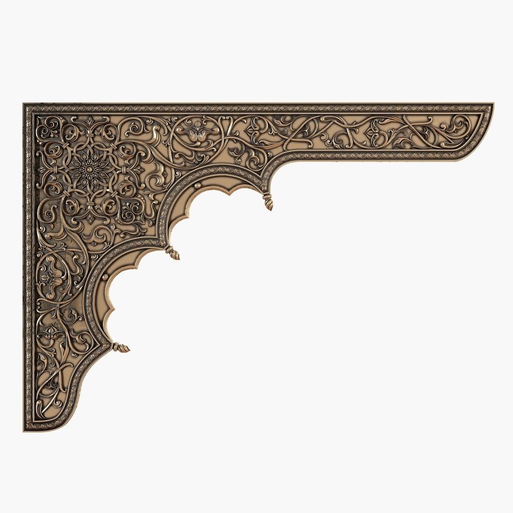 CNC Arabian panel arch 3D model | CGTrader