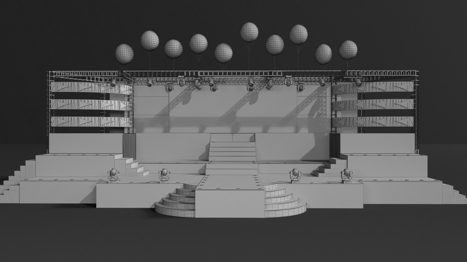 Large scale 3d event model 3D model | CGTrader