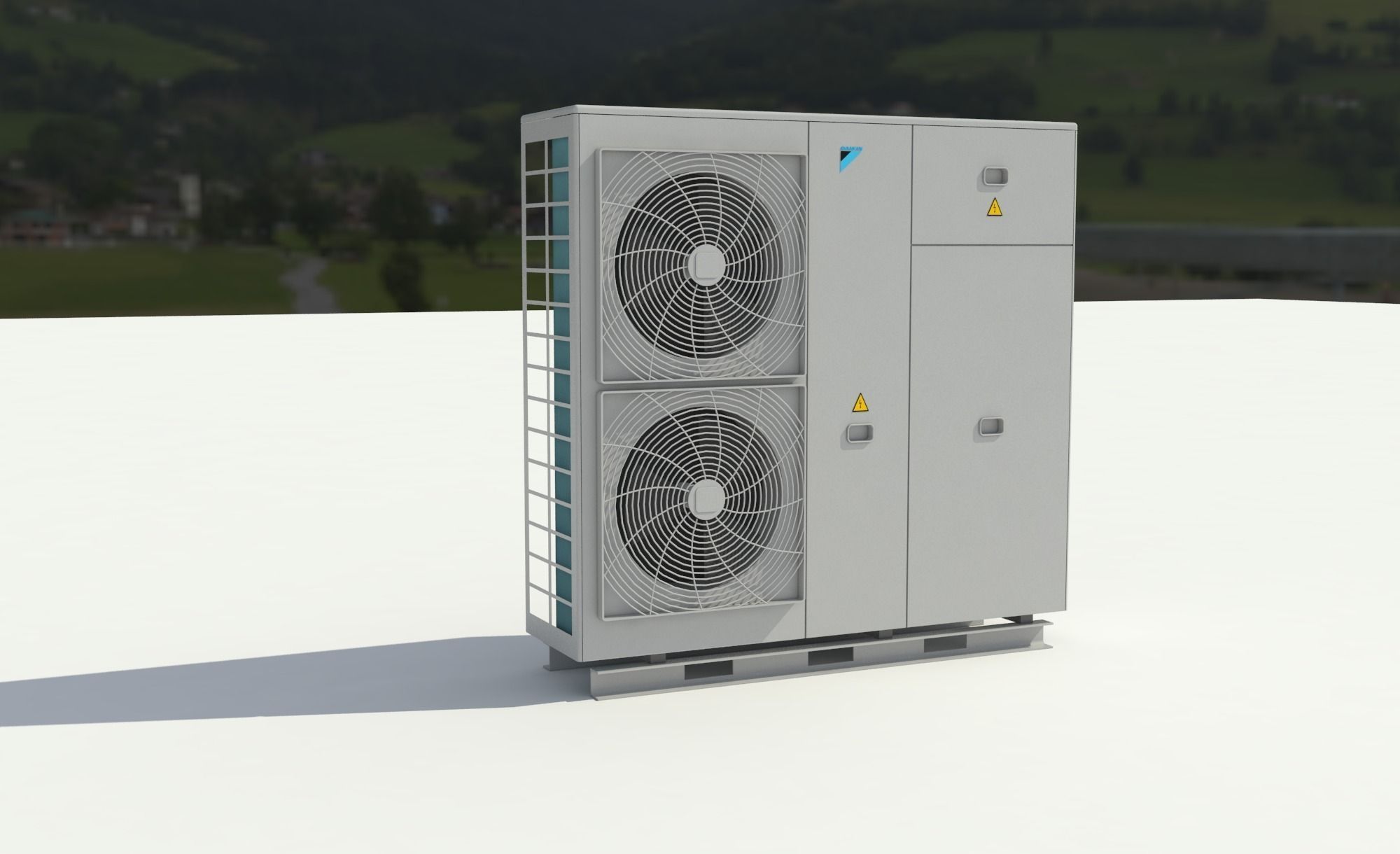 Heat pump 3D model | CGTrader