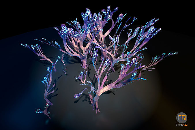 3D model Alien Plant Fungus Type 2 VR / AR / low-poly | CGTrader