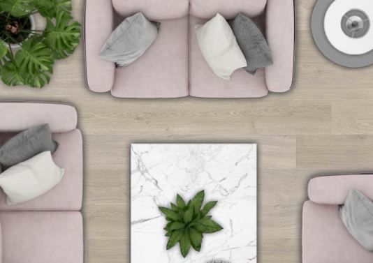 2d living room furniture Top View PSD CDR 3D model | CGTrader