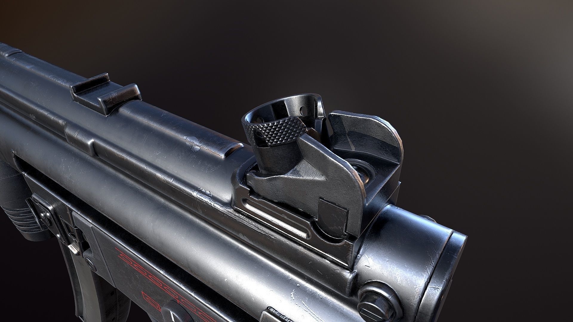 3D model MP5K-N Submachine Gun VR / AR / low-poly | CGTrader