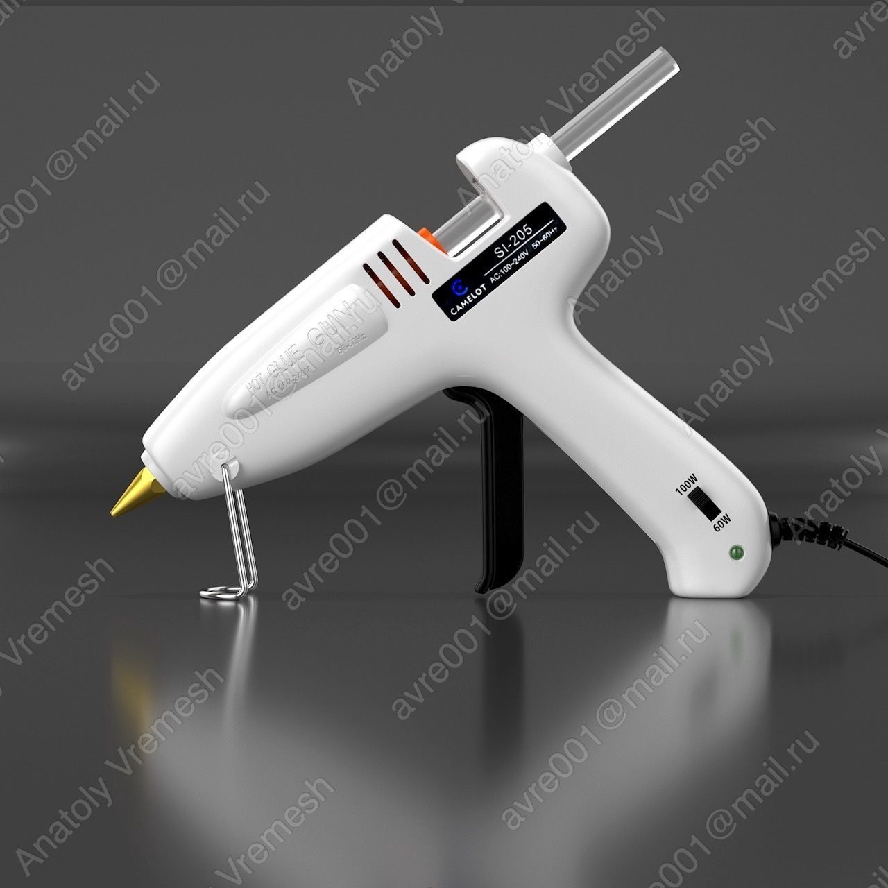 3D asset Glue Gun | CGTrader
