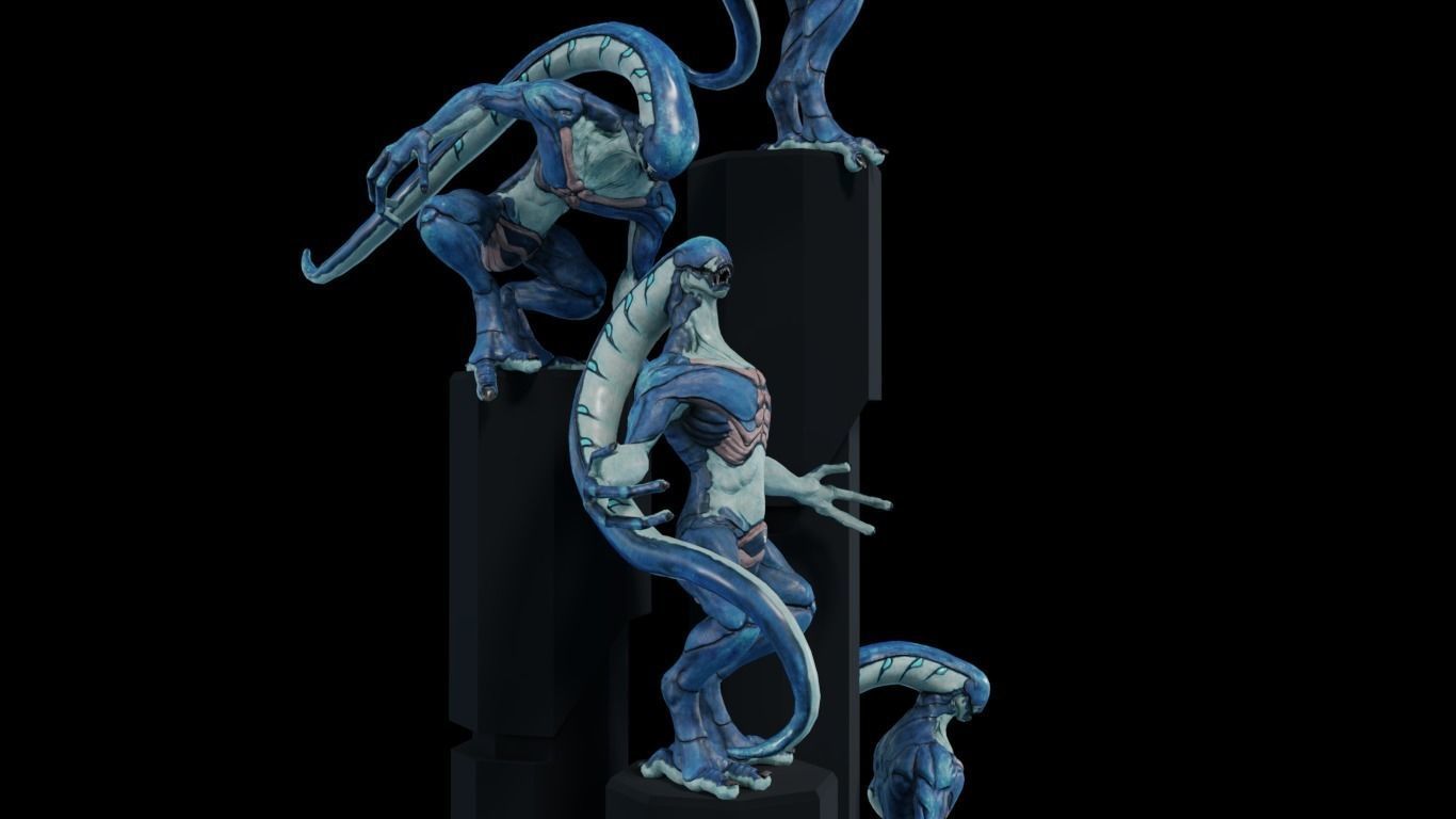 3D model Alien 2 0 3 VR / AR / low-poly | CGTrader