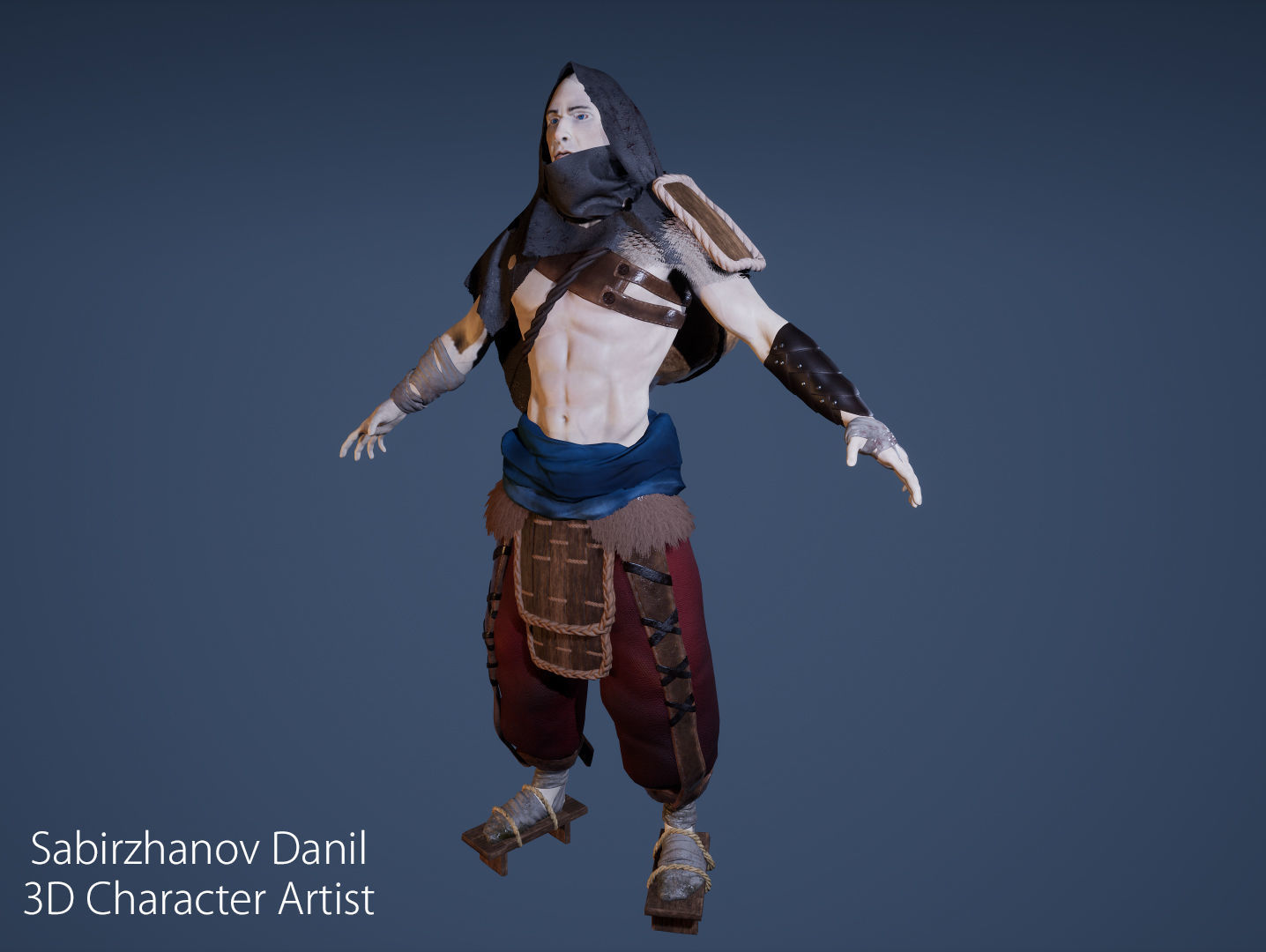 3D model Nomad PBR game character VR / AR / low-poly | CGTrader