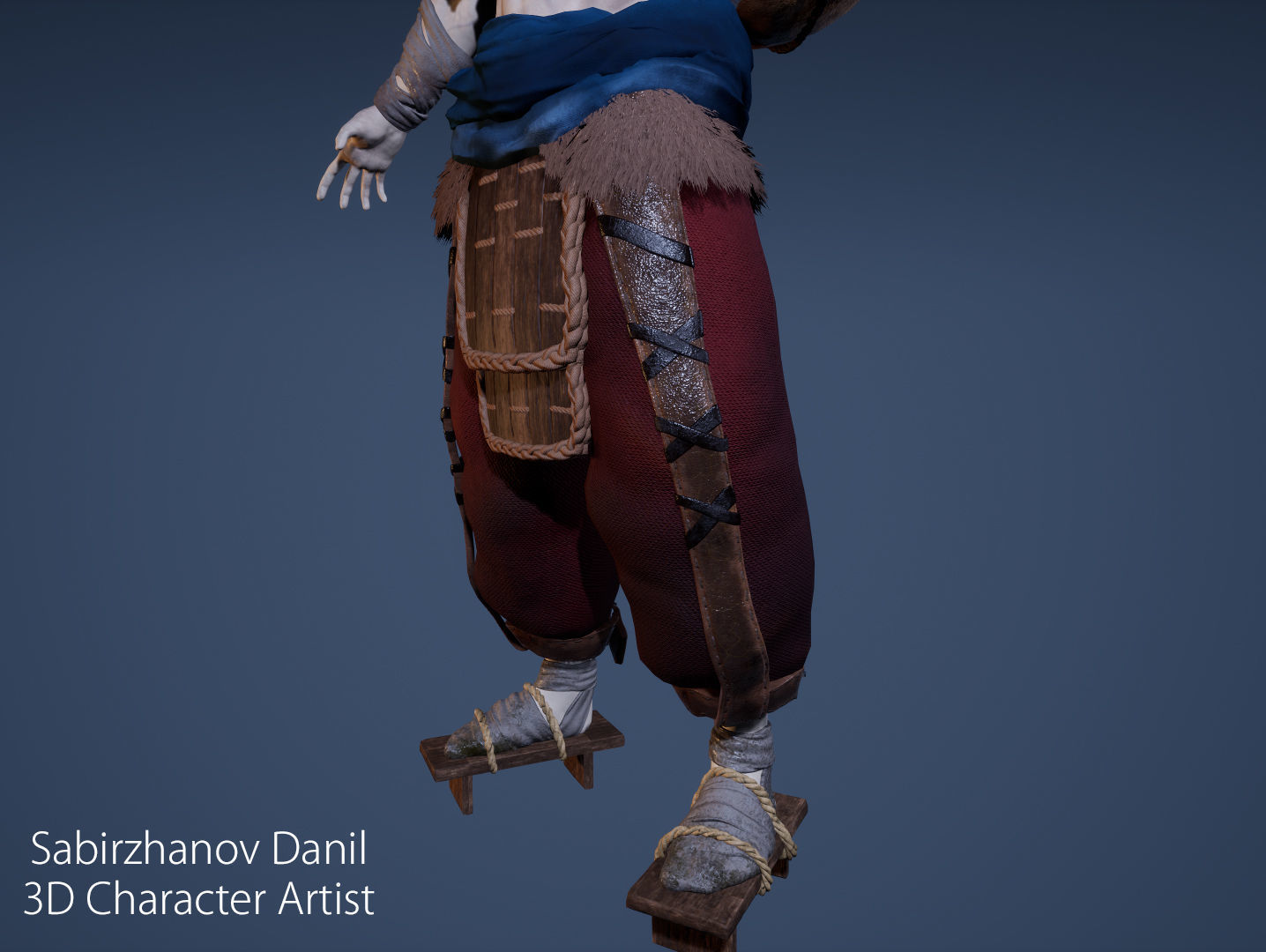 3D model Nomad PBR game character VR / AR / low-poly | CGTrader