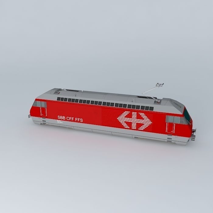 SLM, ABB - Lok 2000 / SBB Re 460 free 3D Model MAX OBJ 3DS FBX STL DAE ...