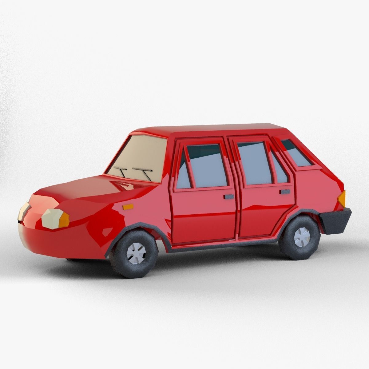 3D model car low-poly 3d model cartoon cuv VR / AR / low-poly | CGTrader