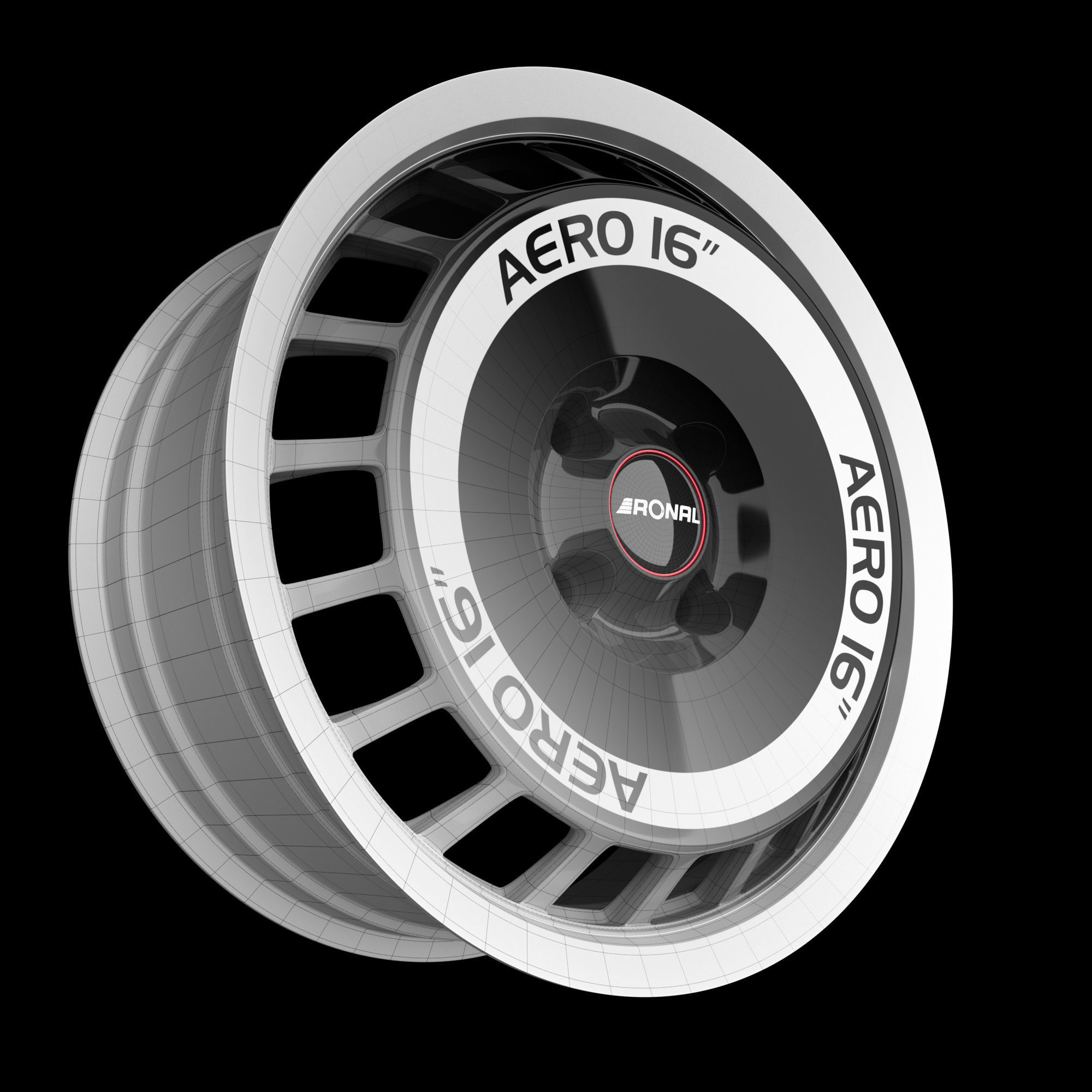 Wheel Ronal AERO 16 3D model | CGTrader