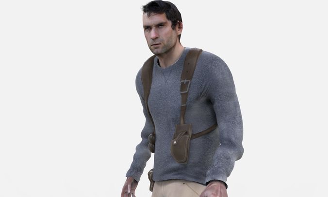 3D model Realistic Action Man VR / AR / low-poly rigged animated | CGTrader