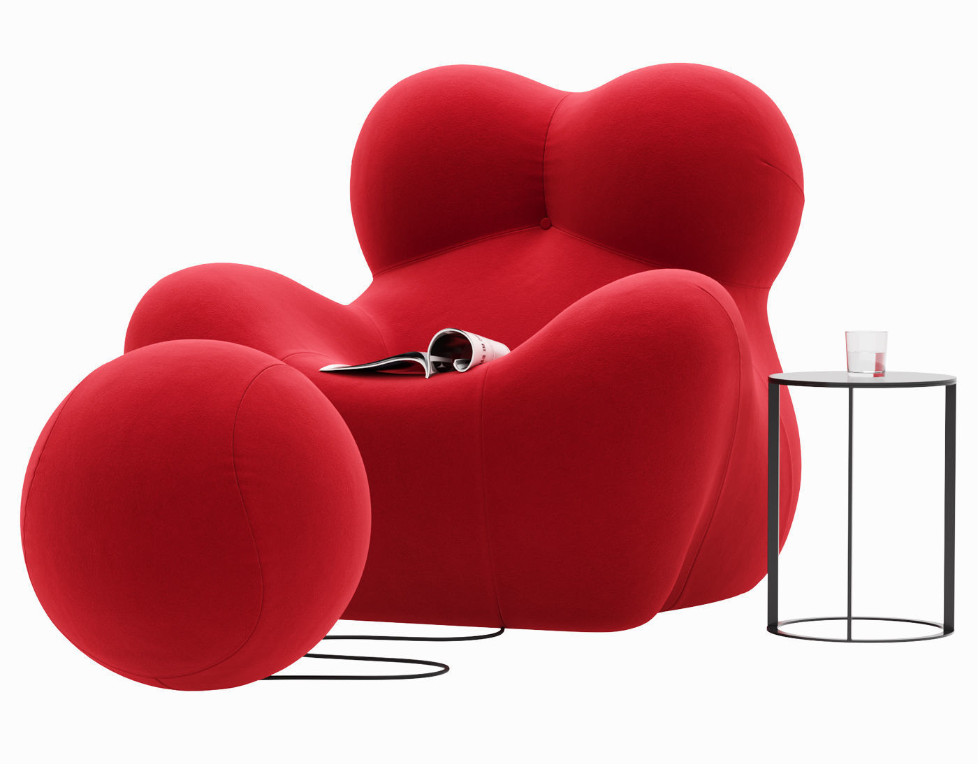 Serie Up 2000 armchair 3D model | CGTrader