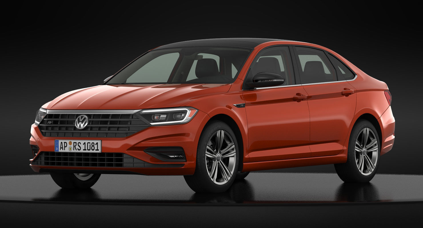Volkswagen Jetta R-Line 2019 Detailed Interior 3D model | CGTrader