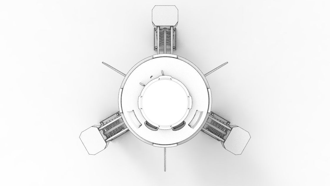 KSP Kerbal 2 Spaceship 3D model 3D printable | CGTrader
