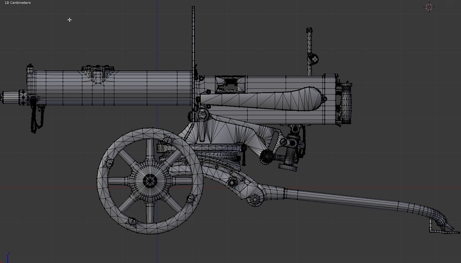 3D model Maxim machine gun VR / AR / low-poly | CGTrader
