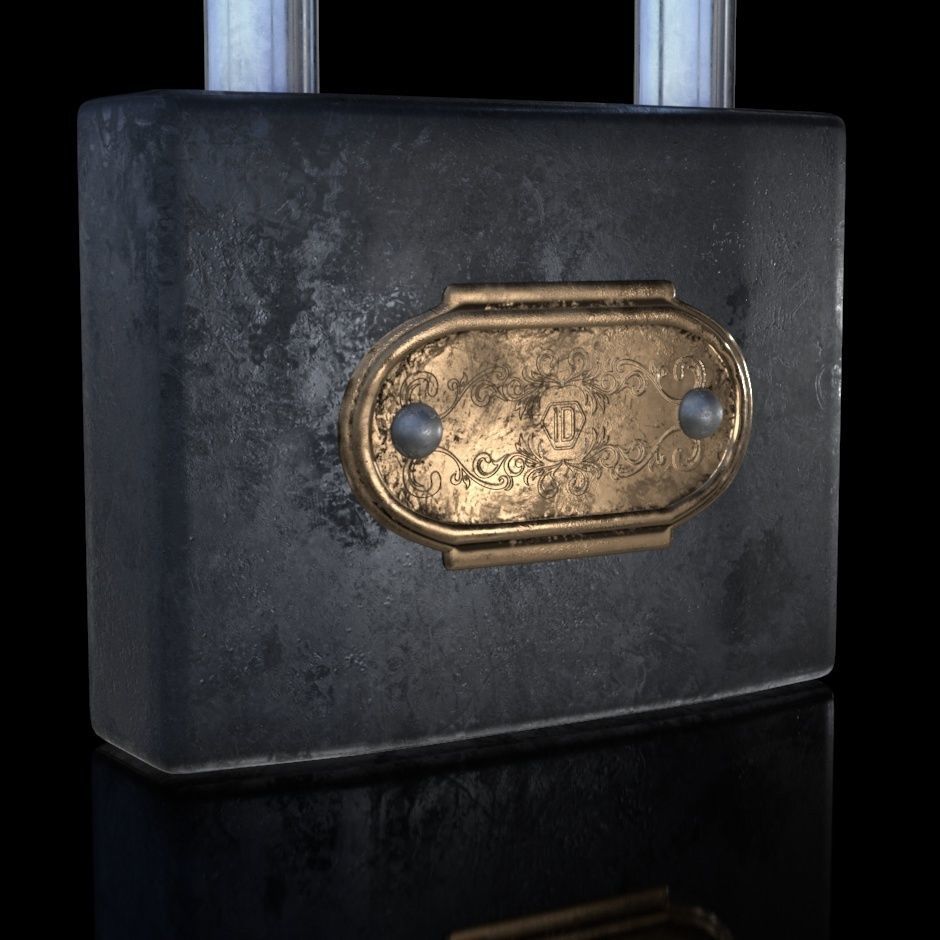3D model Padlock VR / AR / low-poly | CGTrader