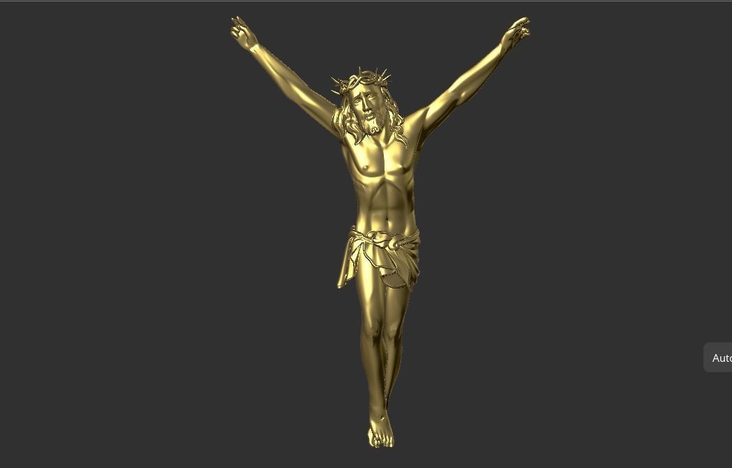 Jesus 3D model STL 3DM ZTL