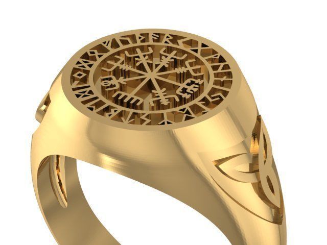 Viking men ring stl 3D model | CGTrader
