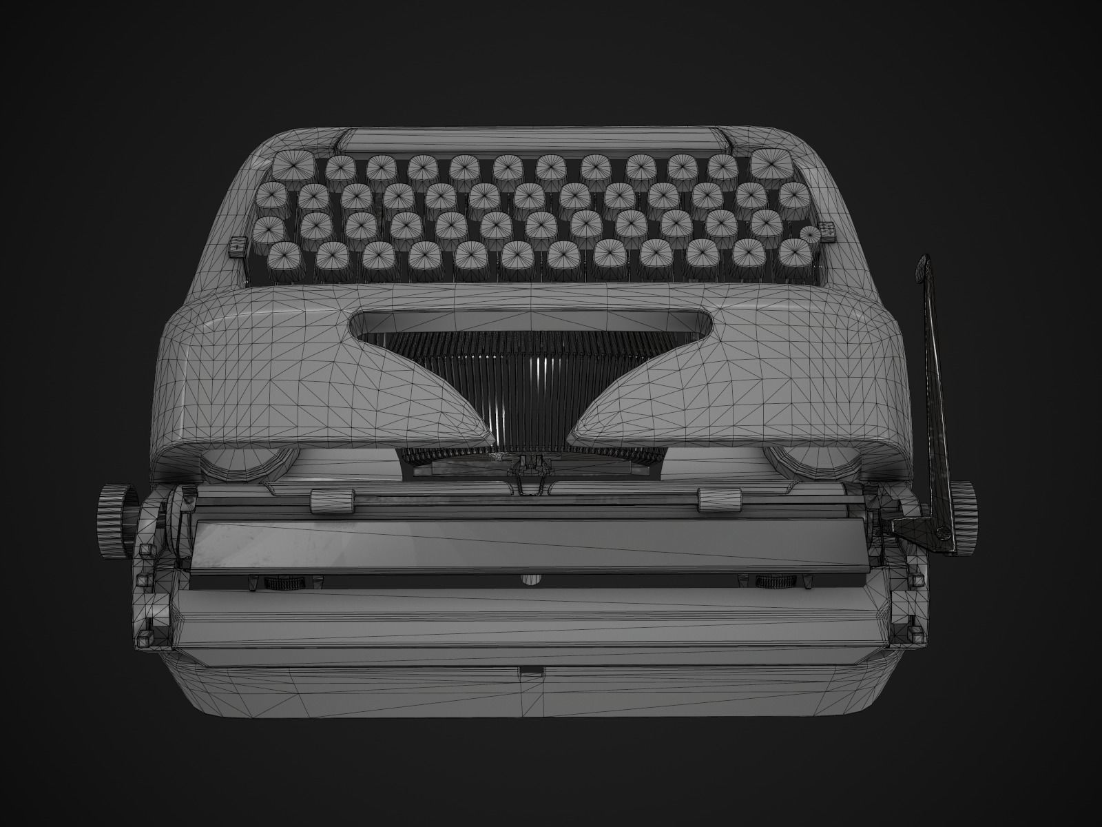 3D model Typewriter Adler Primus VR / AR / low-poly | CGTrader