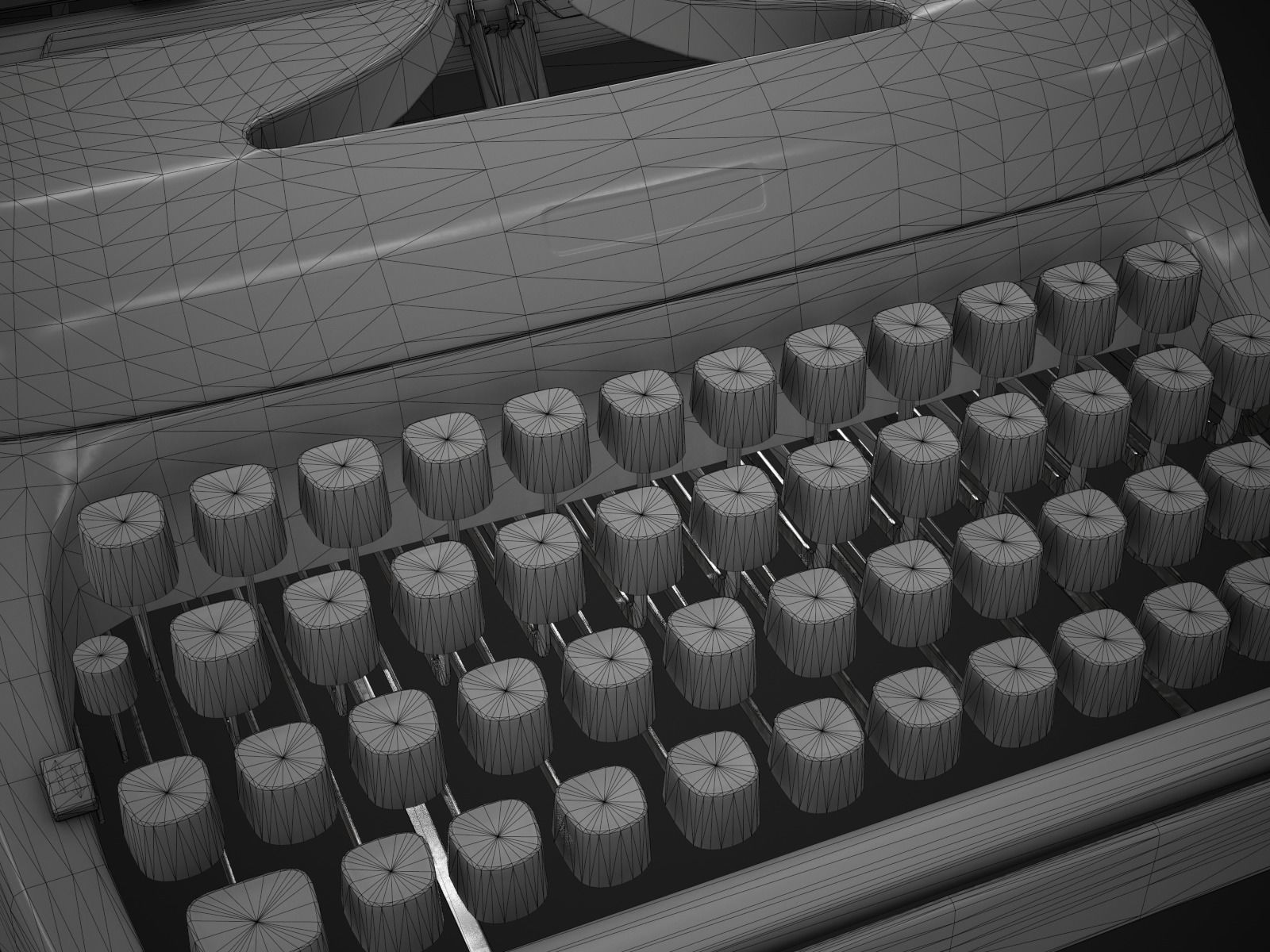 3D model Typewriter Adler Primus VR / AR / low-poly | CGTrader
