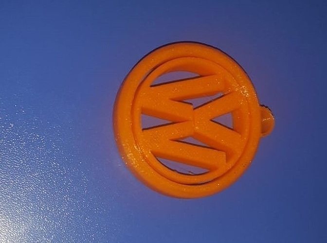 VW Spinning Key chain free 3D model 3D printable | CGTrader