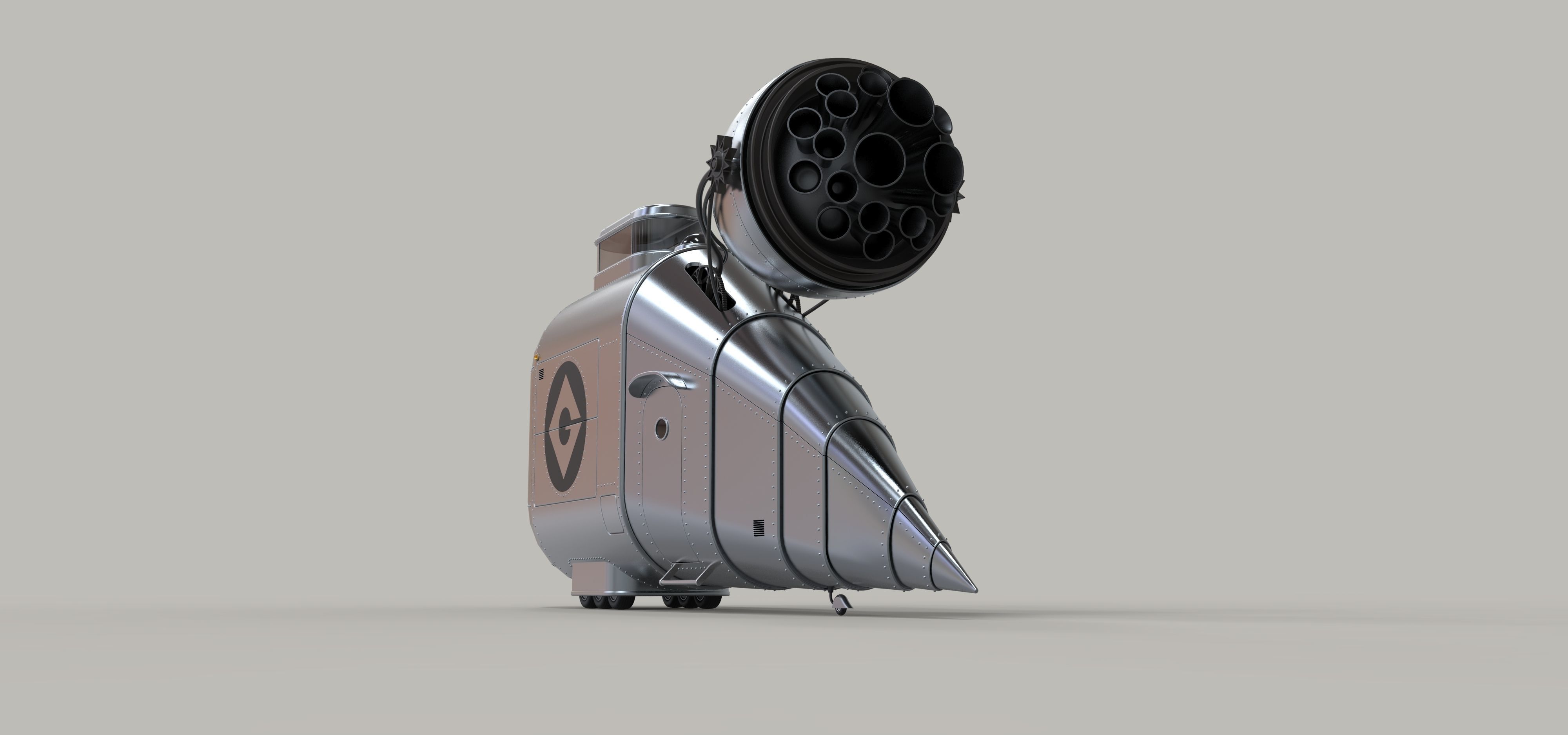 Grumobile from movie Despicable Me 3D model | CGTrader