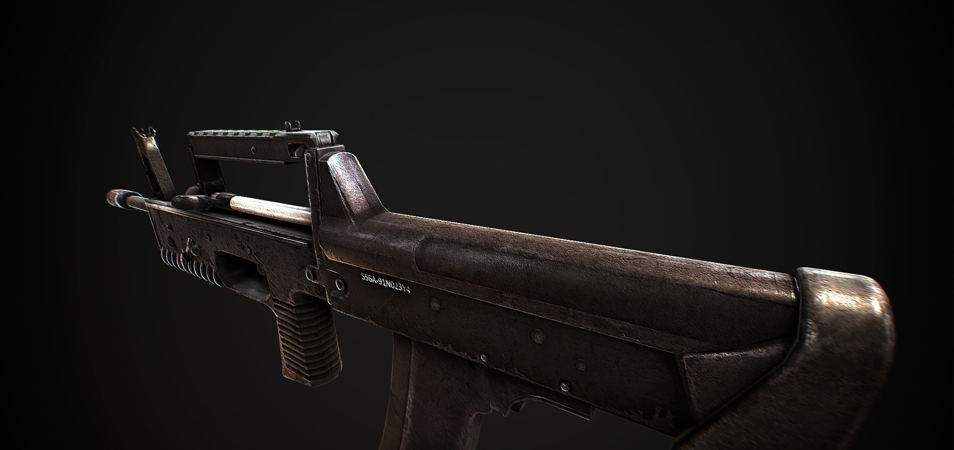 3D model A91 Assault Rifle VR / AR / low-poly | CGTrader