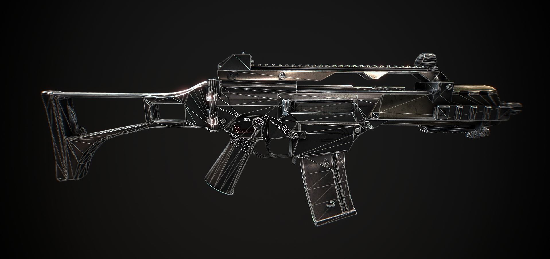 3D model G36 ag rifle VR / AR / low-poly | CGTrader