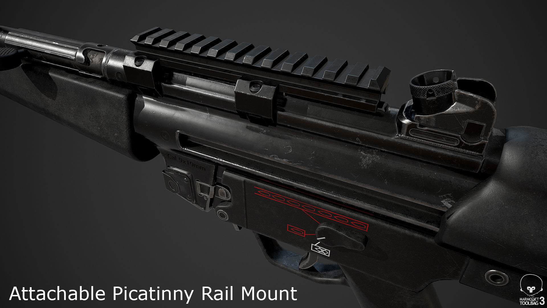 3D model MP5A2 VR / AR / low-poly | CGTrader