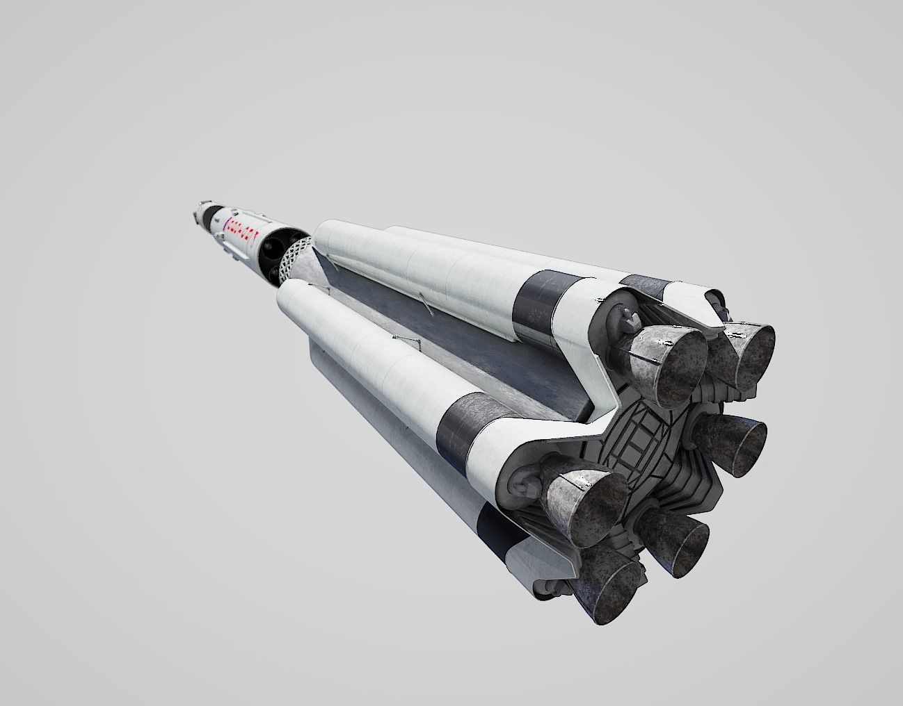 Proton Rocket launch pad 3D model rigged | CGTrader