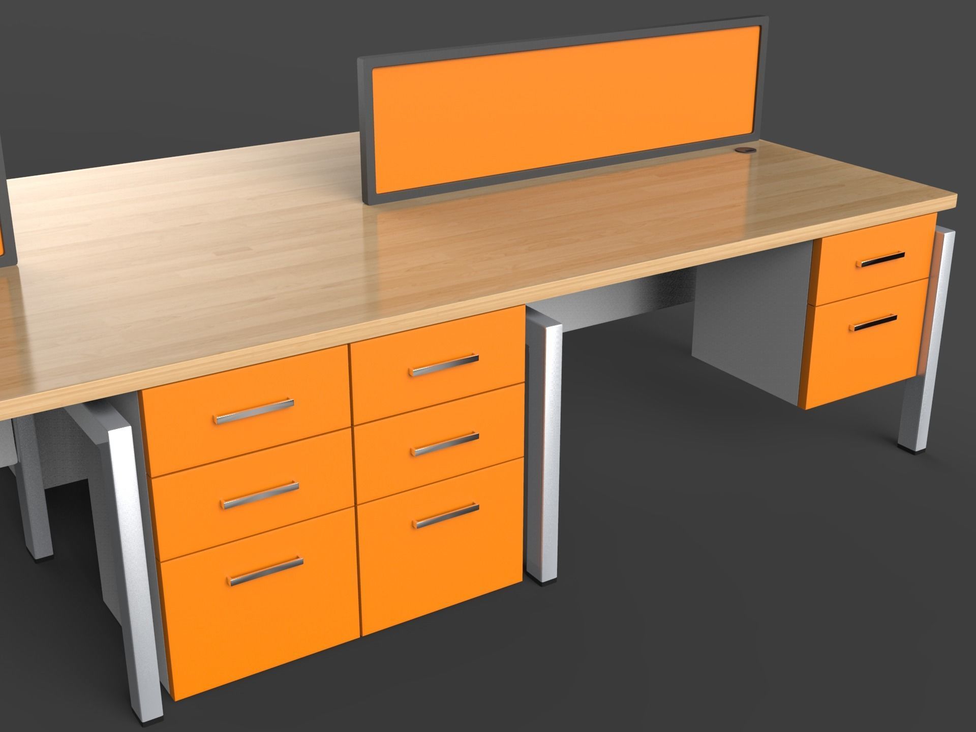 Workstation 2 3D model | CGTrader