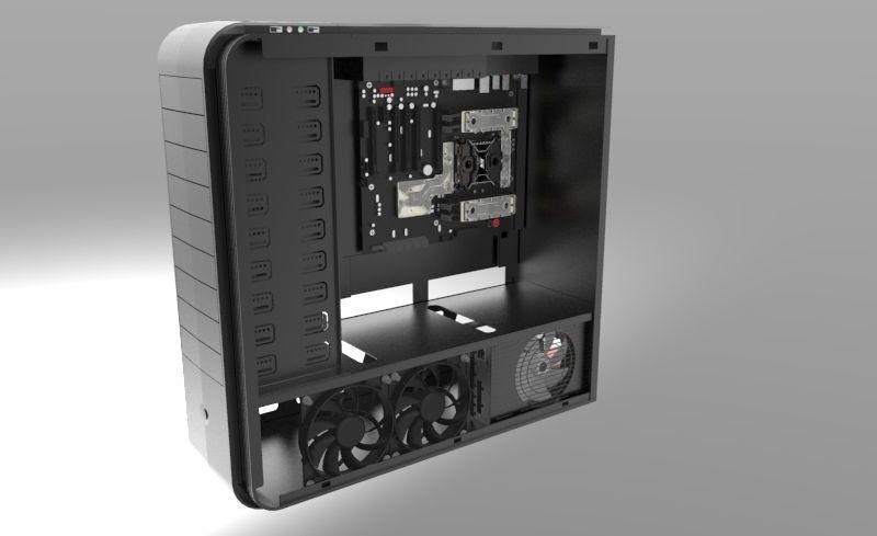 Silverstone TJ11 PC Case 3D model | CGTrader