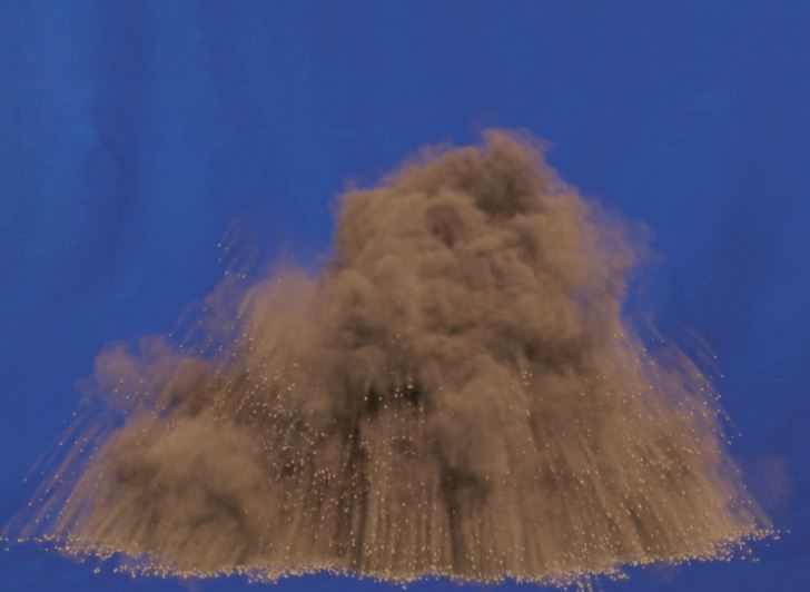 Houdini Sand and Smoke Impact Explosion Toolkit 3D model animated ...