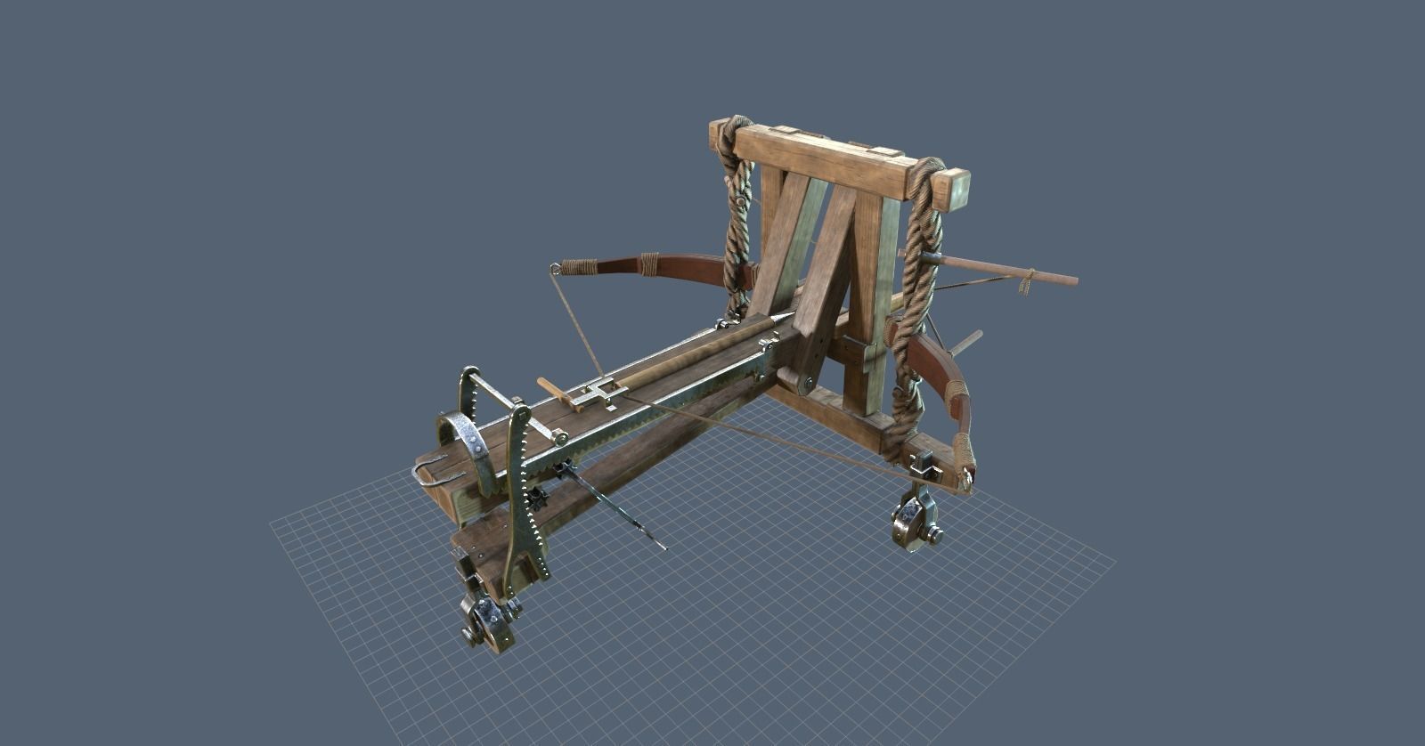 3D model Roman Arrow Ballista VR / AR / low-poly | CGTrader