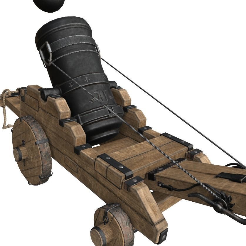 3D asset Old Cannon Mortar | CGTrader