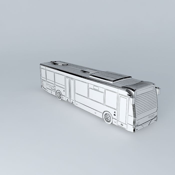 VDL Berkhof - Ambassador 200 / Veolia Livery free 3D model | CGTrader