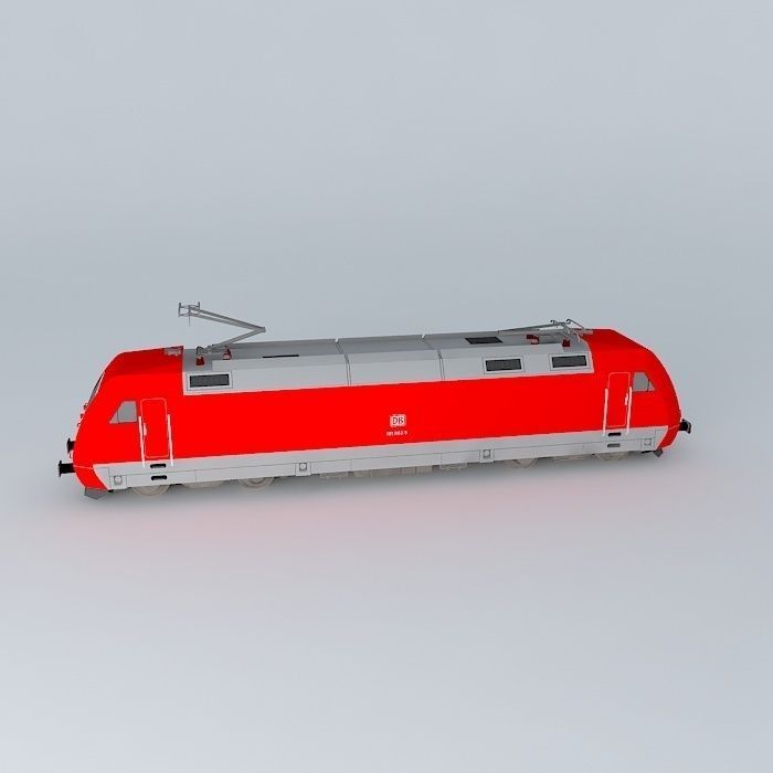 ADtranz - Series 101 / traffic red livery free 3D model | CGTrader