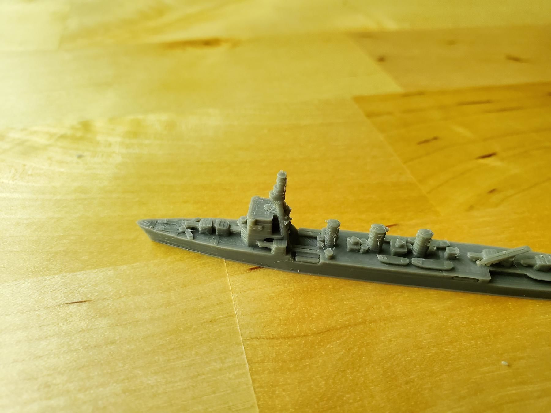 Japanese Nagara Class Cruiser Warship 3D model 3D printable | CGTrader