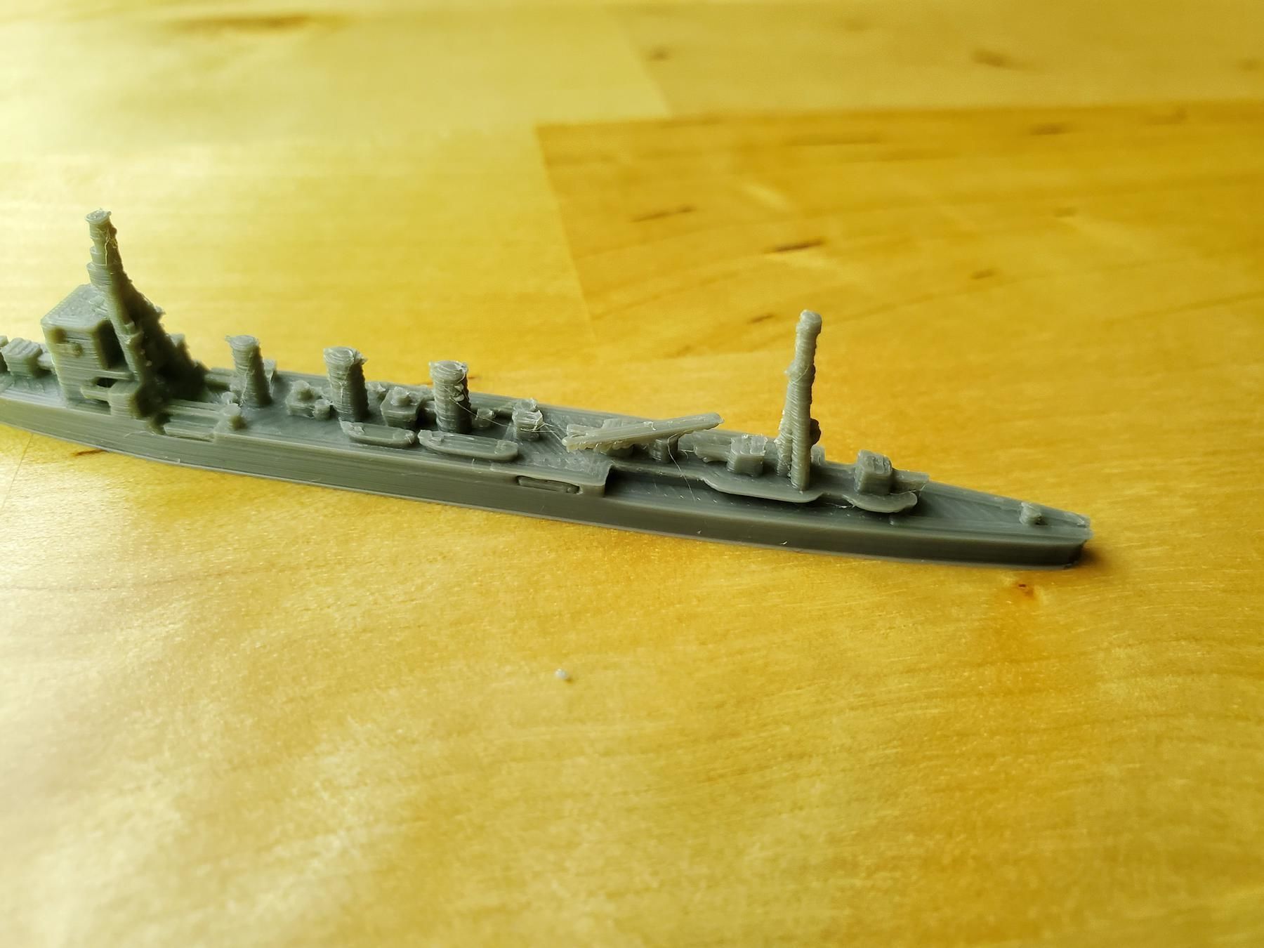Japanese Nagara Class Cruiser Warship 3D model 3D printable | CGTrader