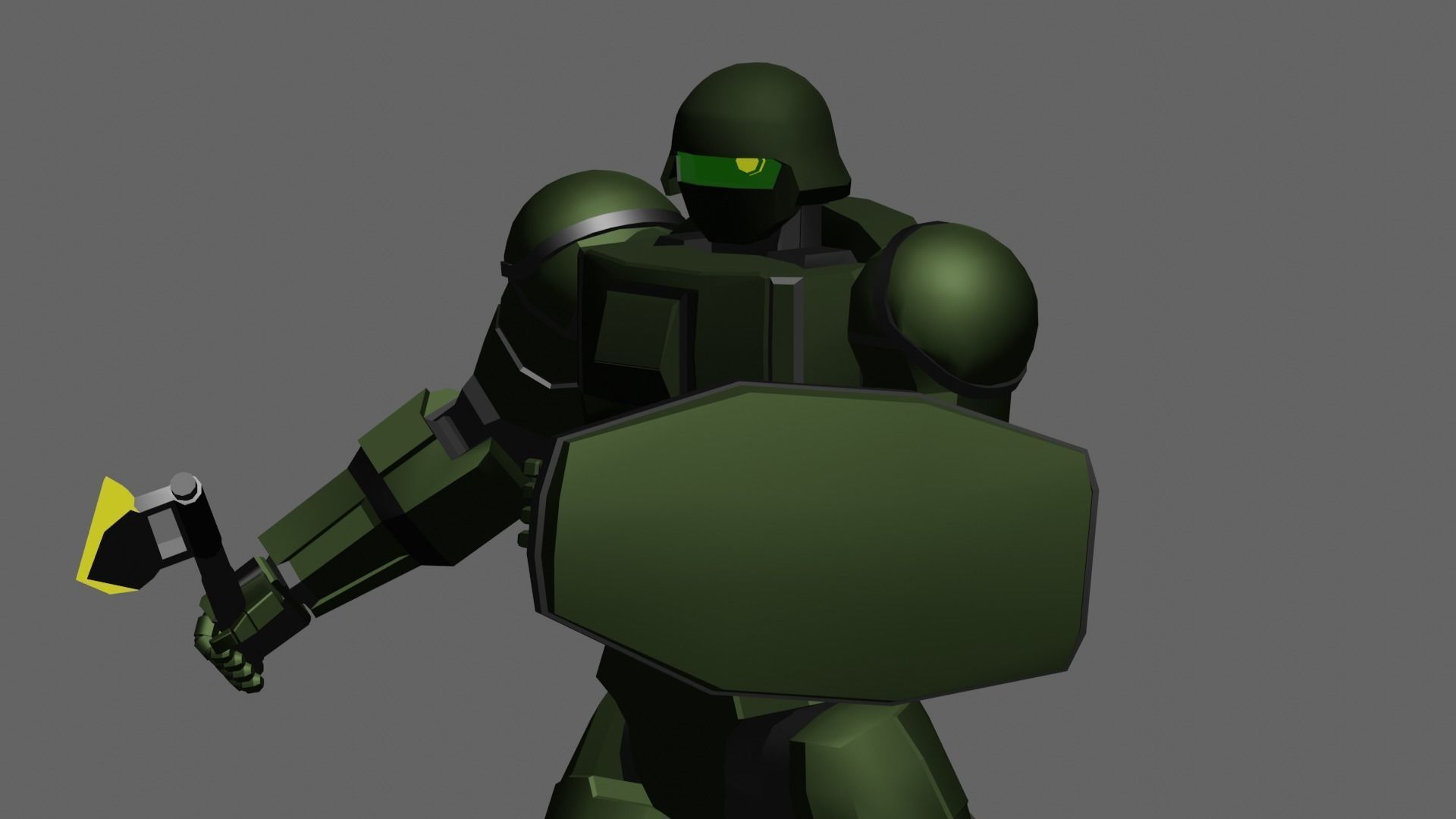 Mecha Mobile Suit-Krieger free VR / AR / low-poly 3D model animated ...