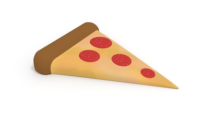 3D model Pizza Slice VR / AR / low-poly | CGTrader
