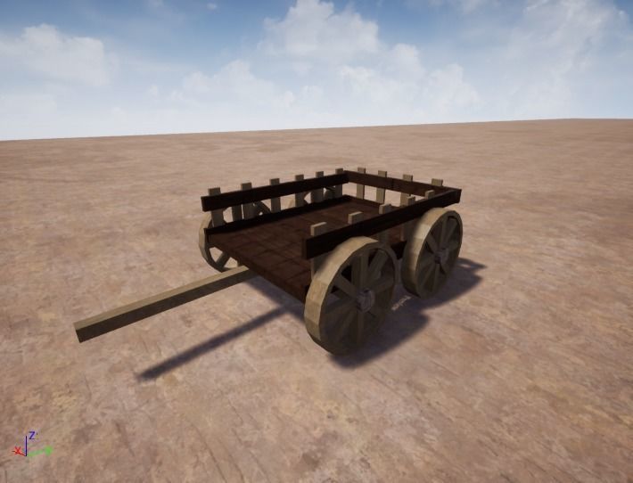 3D model cart-Asset VR / AR / low-poly | CGTrader