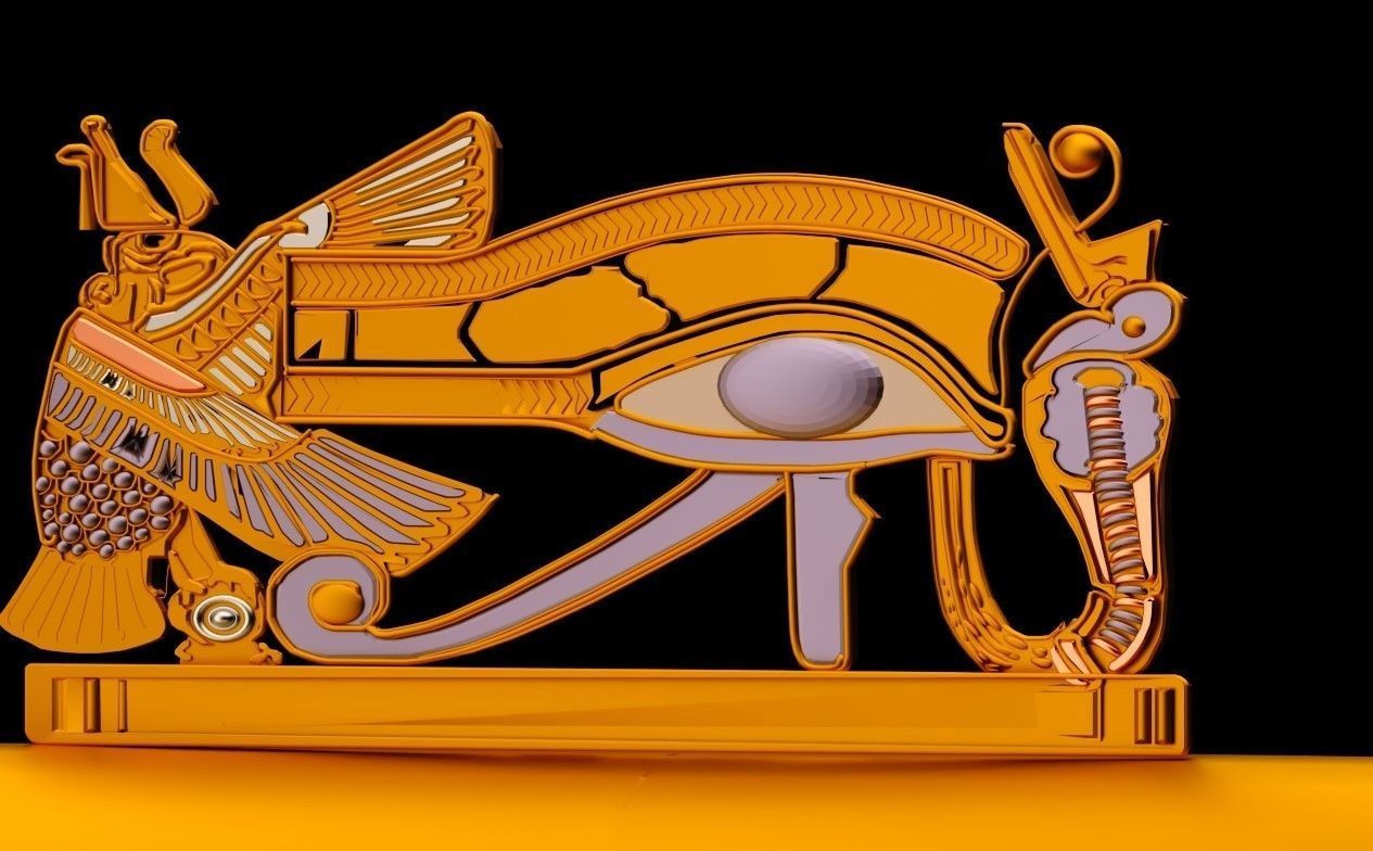 3D model Ancient Egypt -Eye Of Horus VR / AR / low-poly | CGTrader
