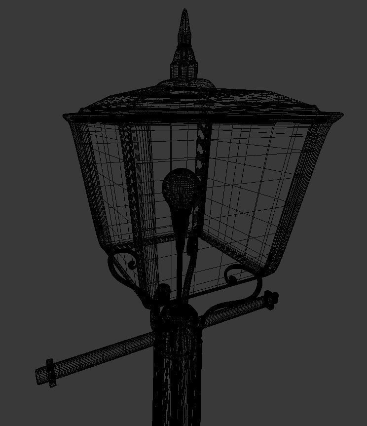 Lamp Post High-Poly 3D model | CGTrader