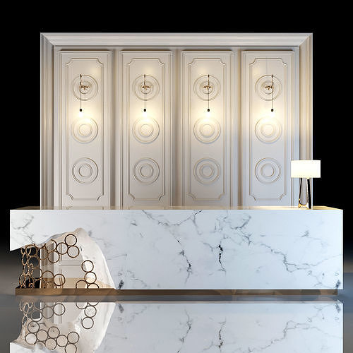 Reception 3D model | CGTrader